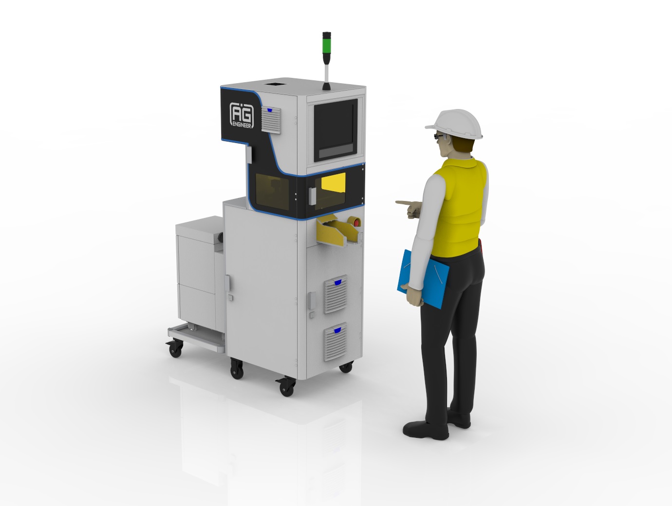 LASER STATION OF PRODUCTION LABELS V1.0 - AG Engineer, s.r.o.