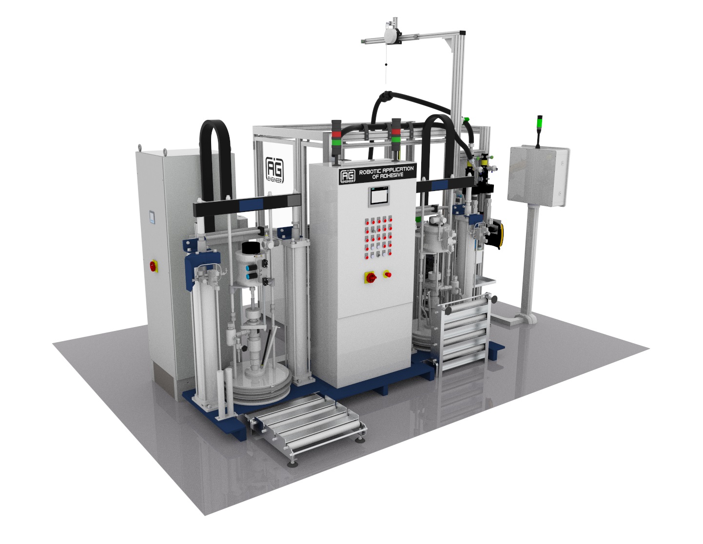 ROBOTIC APPLICATION OF ADHESIVE - AG Engineer, s.r.o.