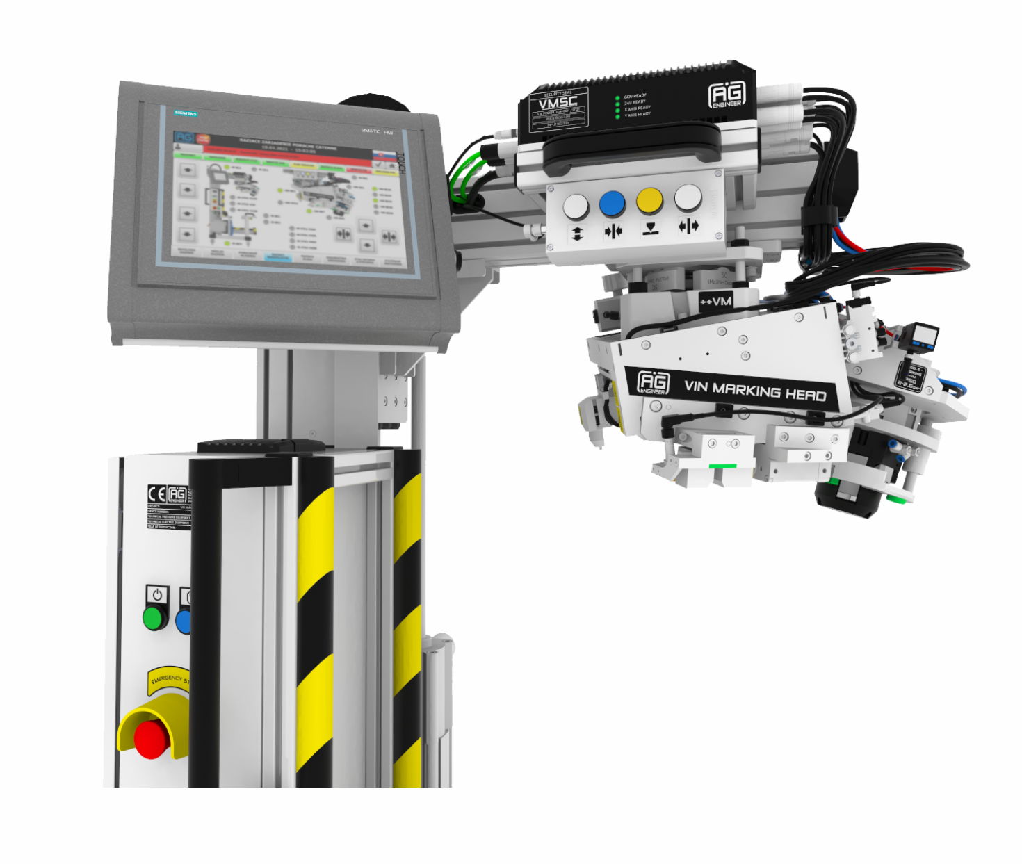 PORTABLE VIN NUMBER MARKING SYSTEM - AG Engineer, s.r.o.